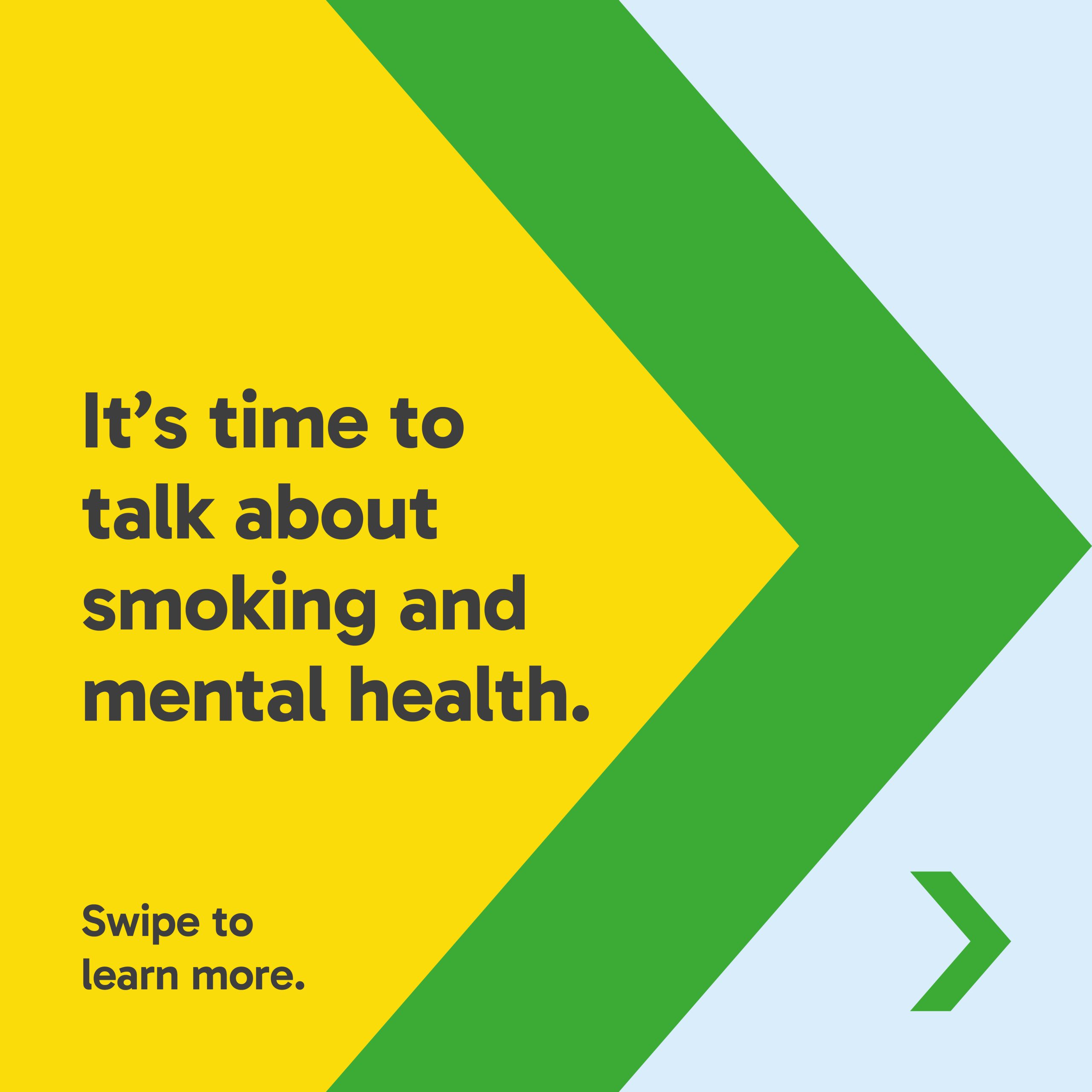 It’s time to talk about smoking and mental health – Smokefree Starts